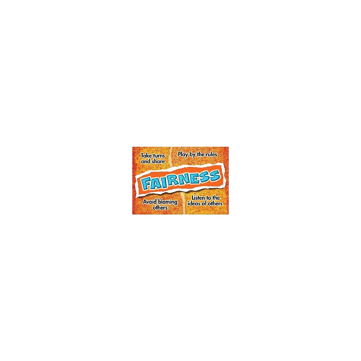 T-A67307 - Fairness ARGUSÂ® Poster by Trend Enterprises Inc. - Walmart.com