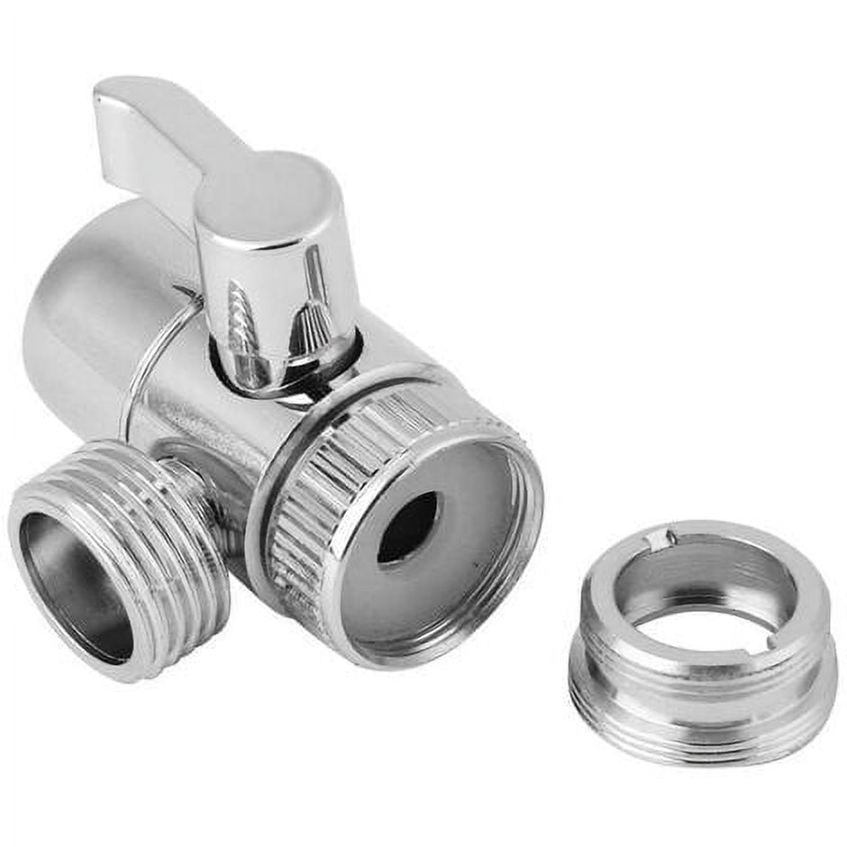 T-Adapter Valve Alloy Shower Diverter Valve 3-Way Diverter Valve for ...