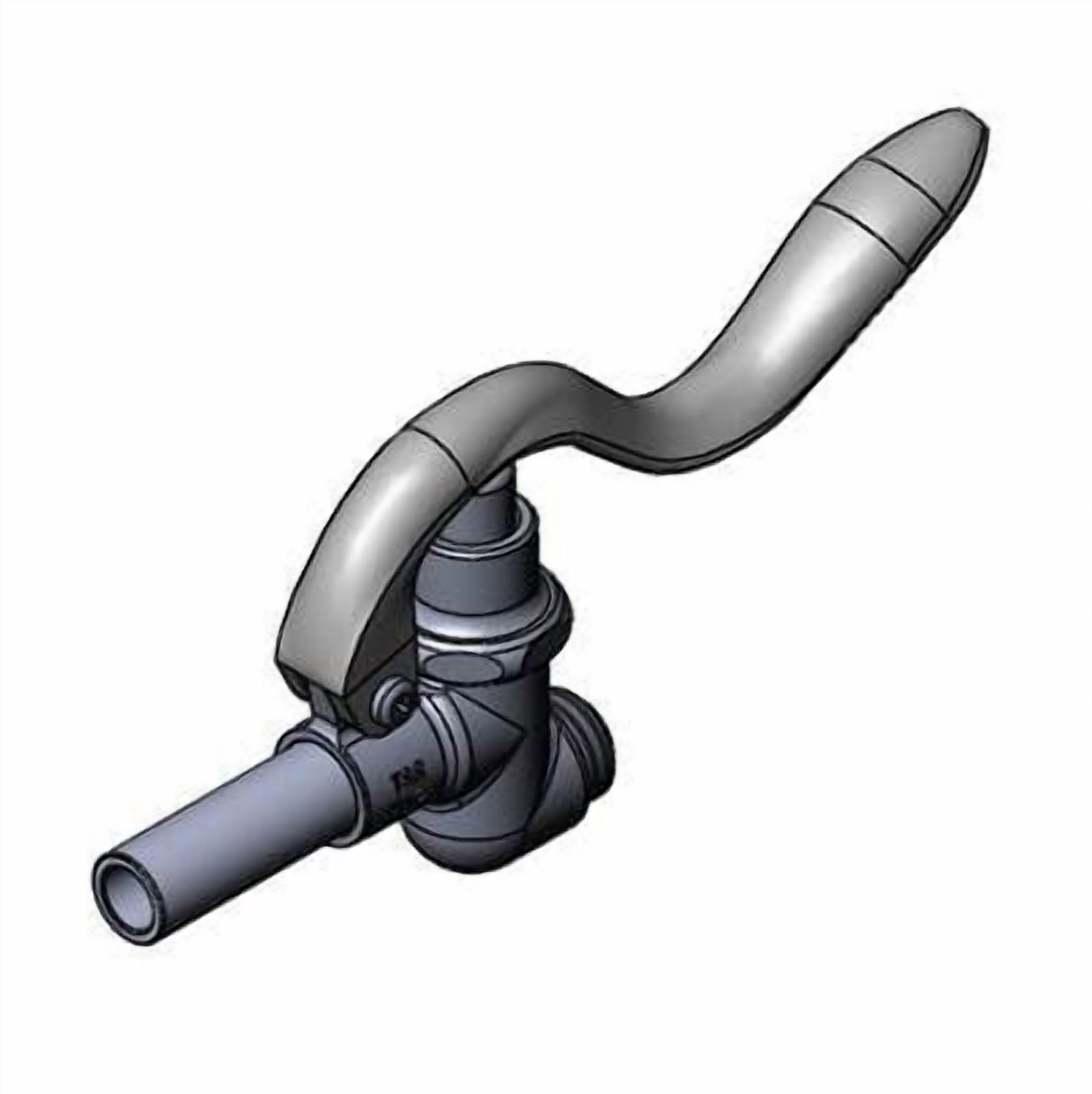 T&S Brass - Squeeze Valve Assembly with Straight Noz - Walmart.com