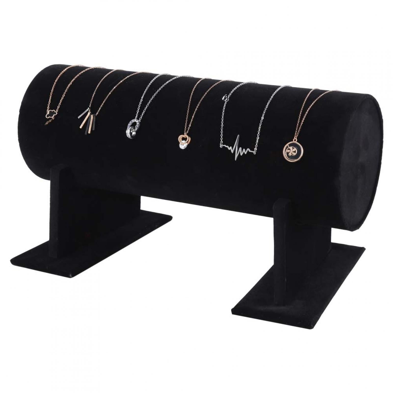 T Bar Headband Holder Organizer Black Velvet Headband and Hair Tie ...