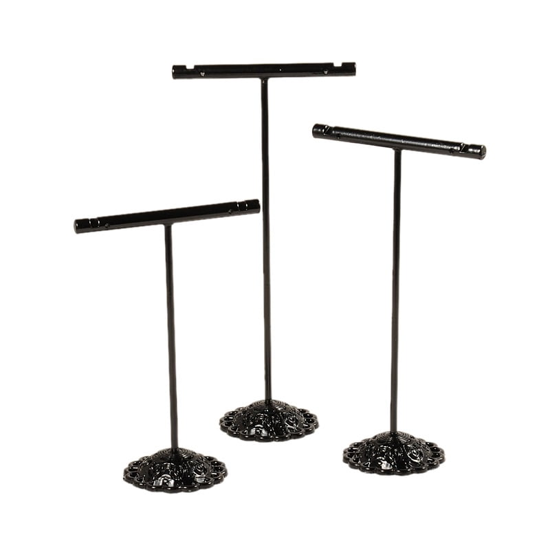 T Bar Iron Earring Displays Sets Jewelry Display Rack Jwvelry Tree ...