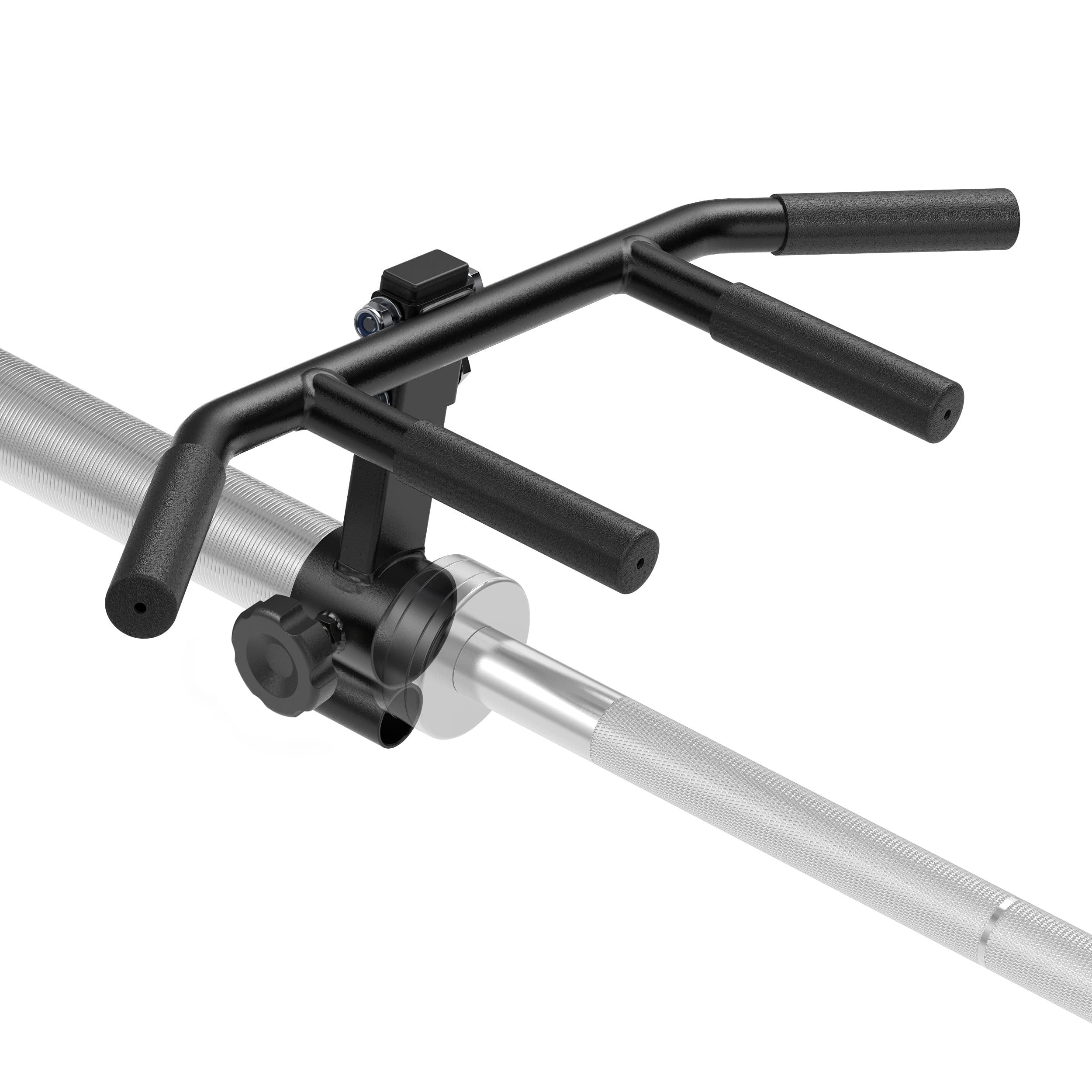 T Bar Row Multi-Grip Handle Bar for Home Gym - Rubber Grip for Olympic ...