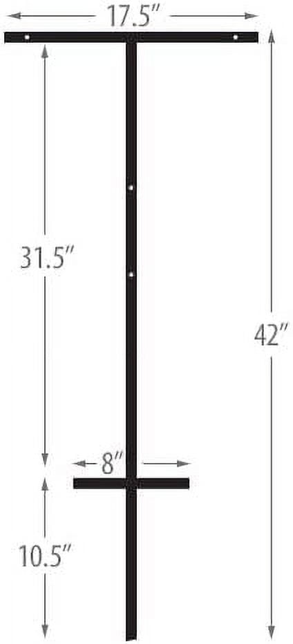 T-Bar Sign Stakes, 2 Pack T-Bar Sign Stakes 42'', Heavy Duty Metal ...