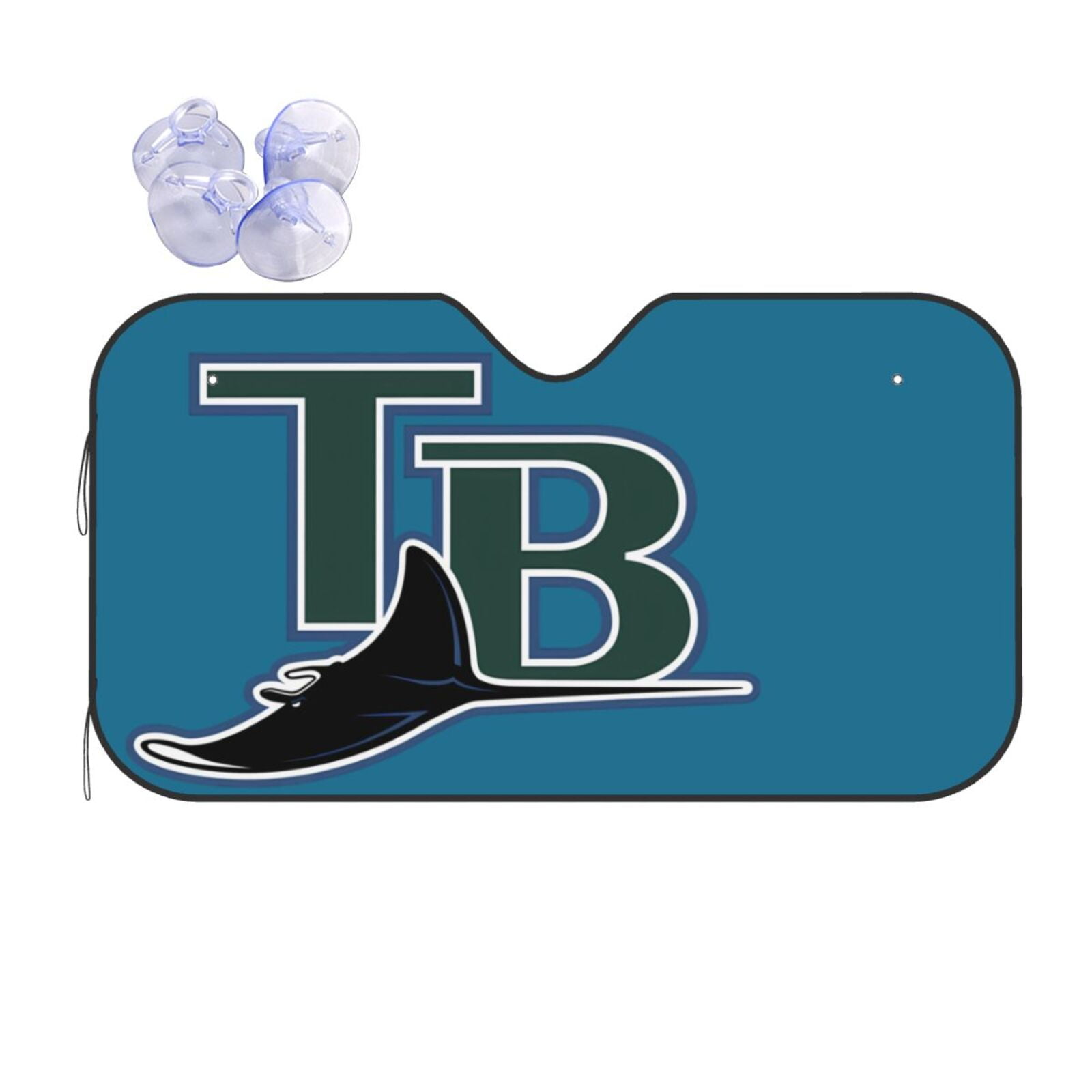 T_Bay_Rays 2025 Hard Car Windshield Sunshade - Premium Bubble Aluminum ...