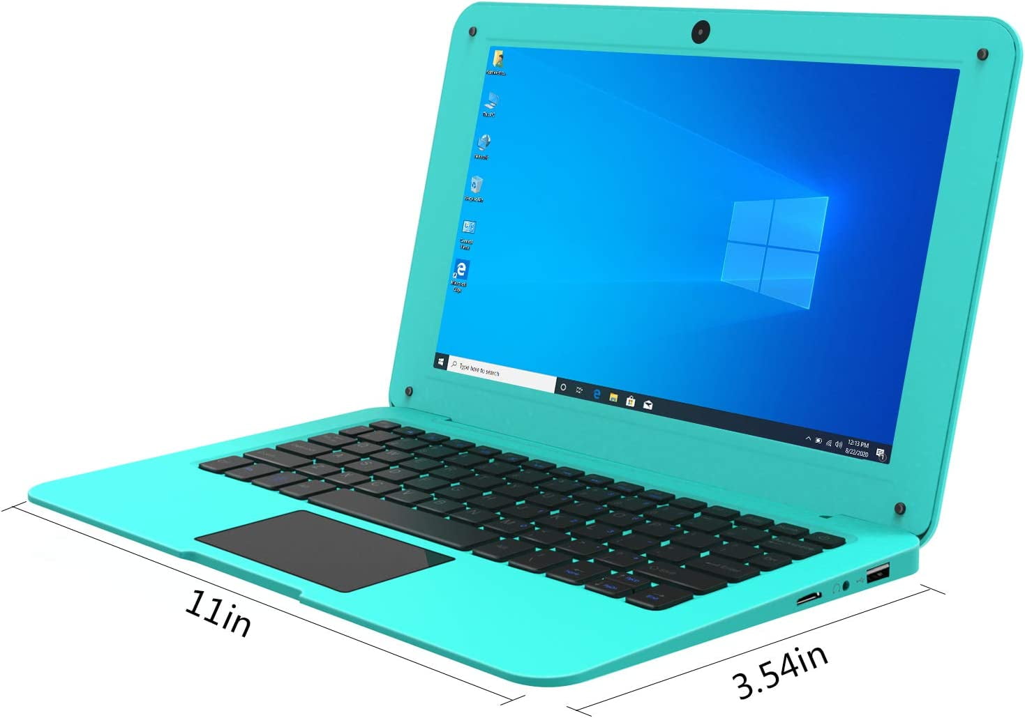 T&C Kids 10.1" Inch Windows 10 Laptop. Intel Inside, Octa core ...