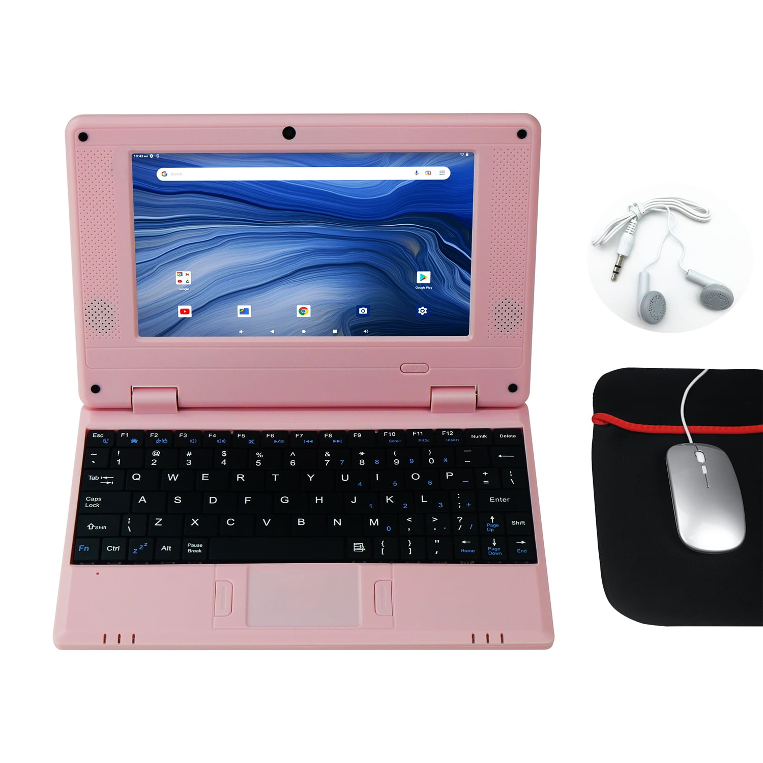 T&C Netbook Laptop Computer for Kids. Portable 7"-inch screen with the ...