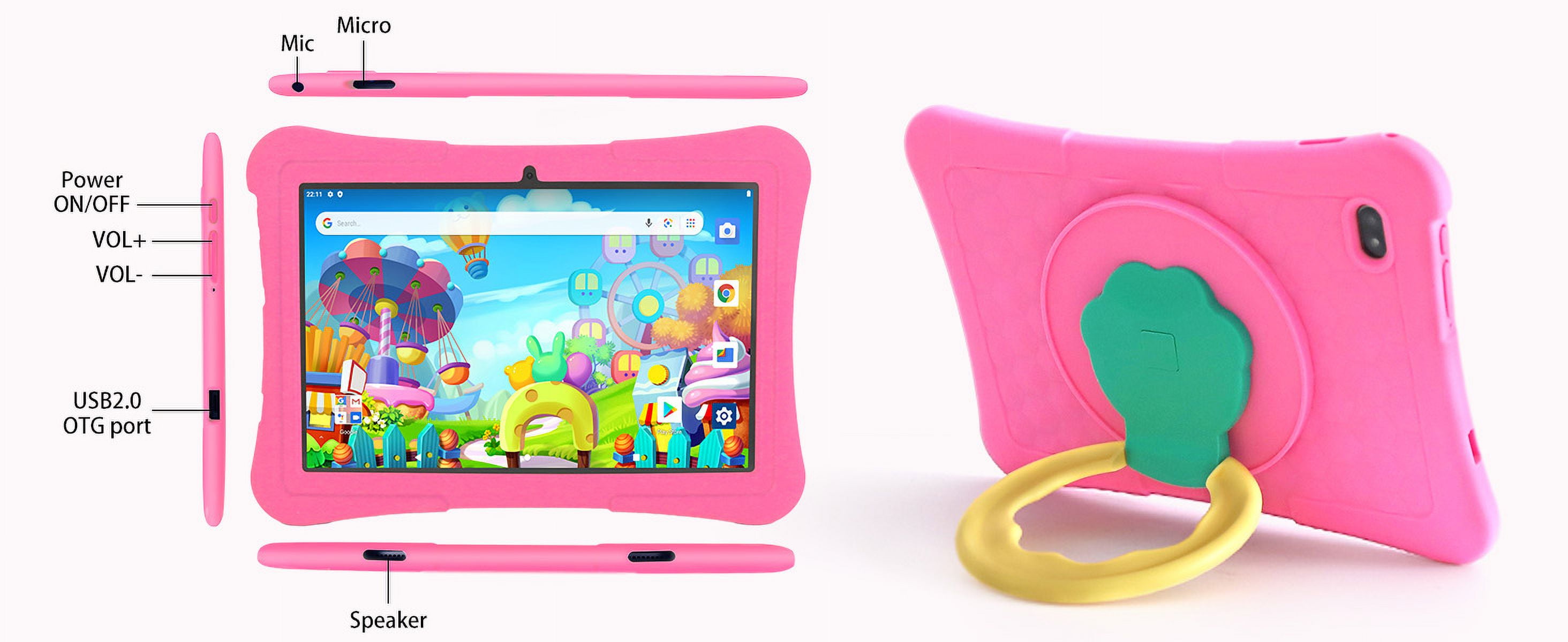T&C Portable Kids Touch Screen Tablet PC, 10.1"-inch IPS screen powered ...