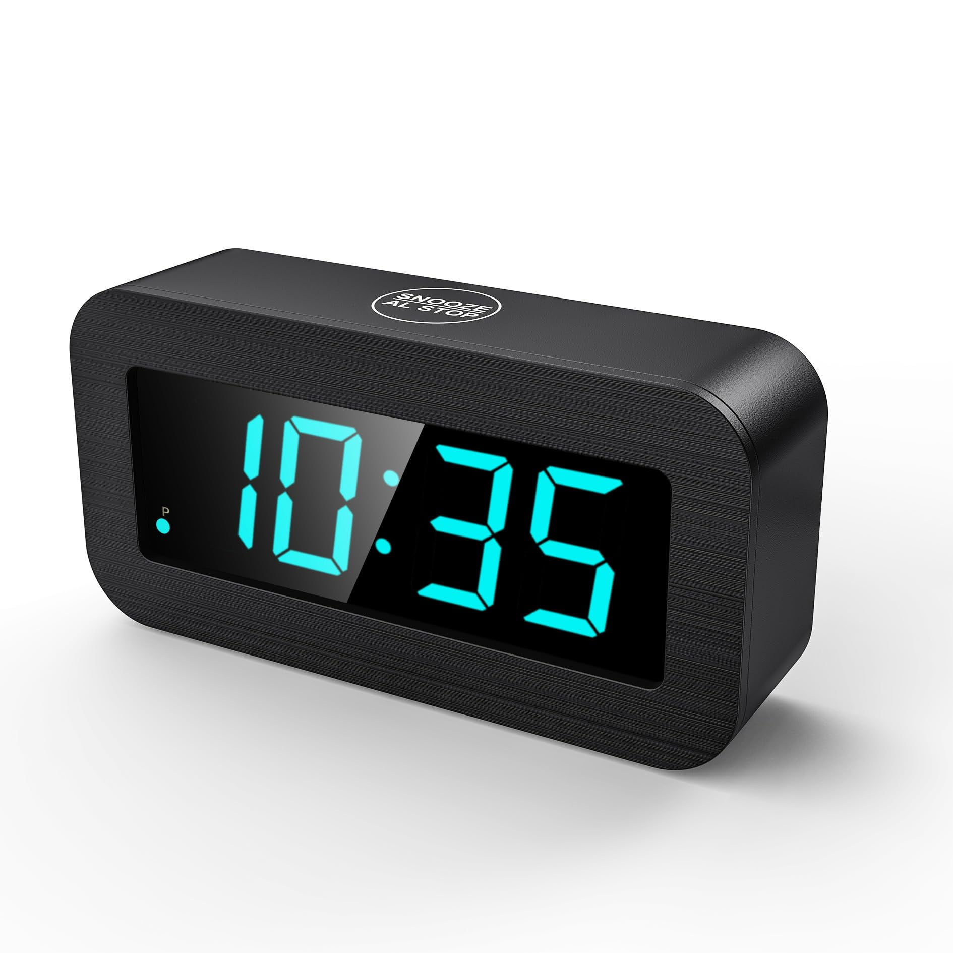 T-FAMY Digital Alarm Clock with Hybrid LED/LCD Time Display, Battery ...