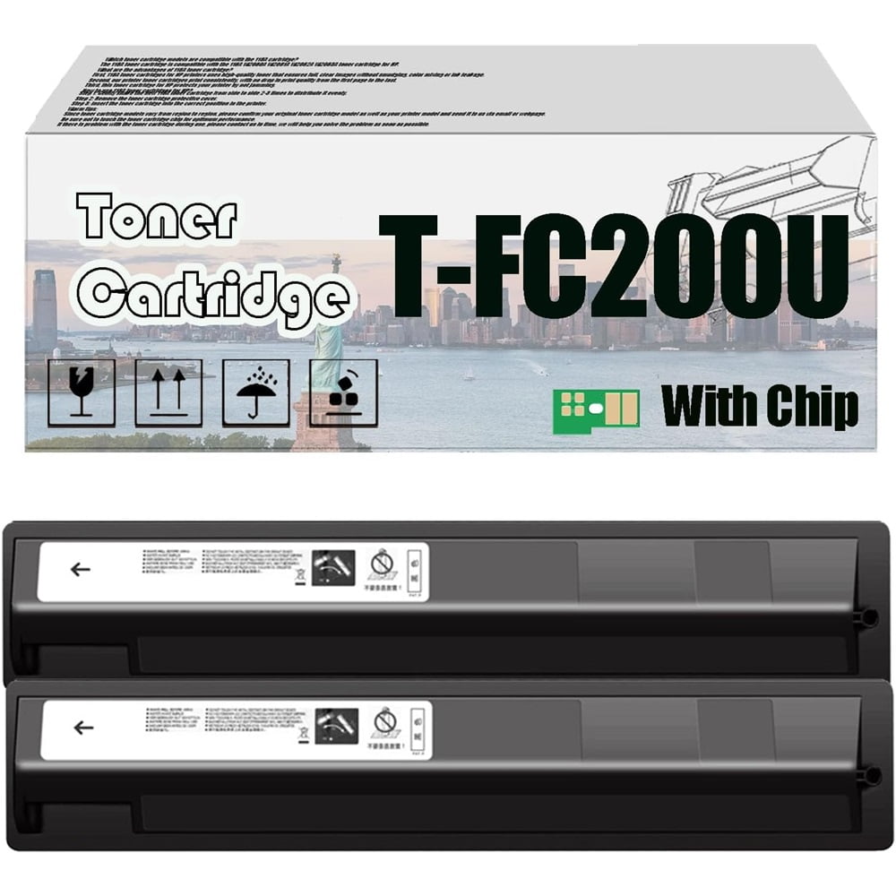 T-FC200U TFC200U T-FC200 TFC200 Toner Cartridge, Compatible for Toshiba ...