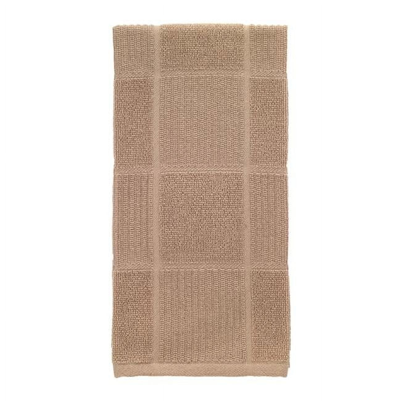 T-Fal Sand Cotton Checked Parquet Kitchen Towel, Pack of 6 - Walmart.com