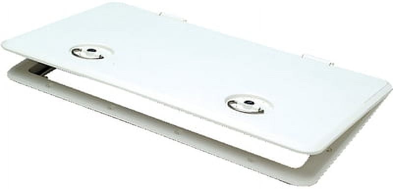 T H Marine 13X30 Locking Hatch-Polar Wht HATL13302DP - Walmart.com