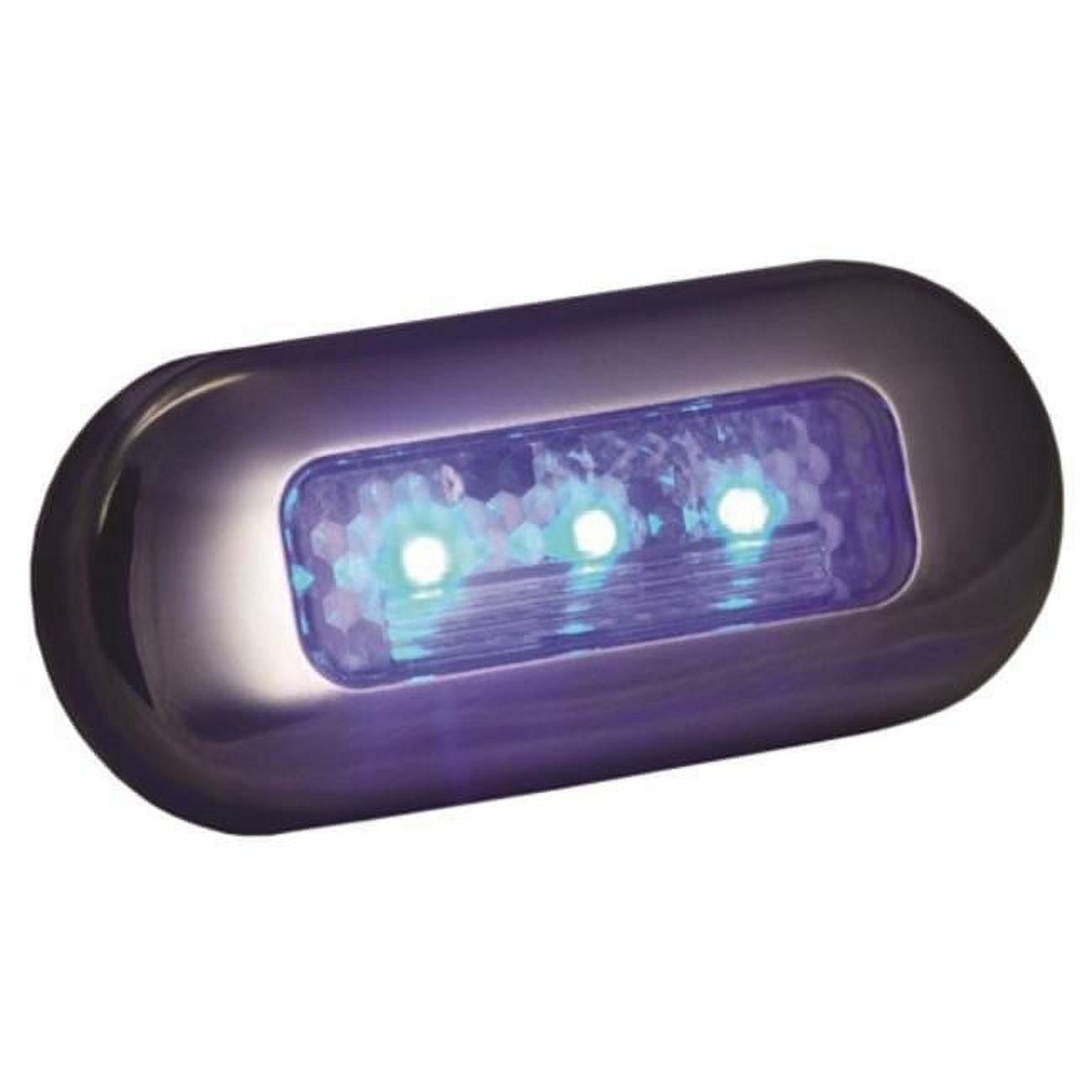 T-H Marine LED-51823-DP LED Oblong Courtesy Lights - Blue - Walmart.com