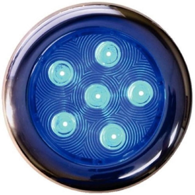 T-H Marine LED-51832-DP Stainless LED Puck Light - 4" Blue - Walmart.com