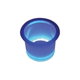 T-H Marine LED-LCH-BU-DP LED Lighted Stainless Steel Rim Drink Holder - Blue - Walmart.com