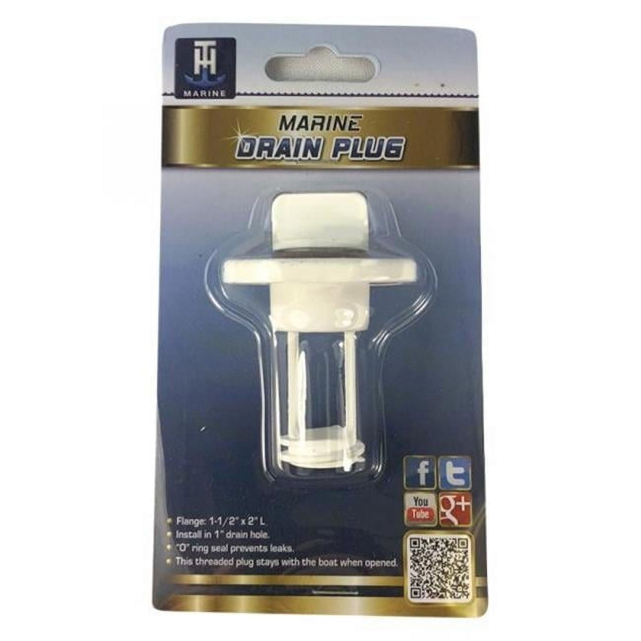 TH Marine DP2DP Drain Plug White - Walmart.com