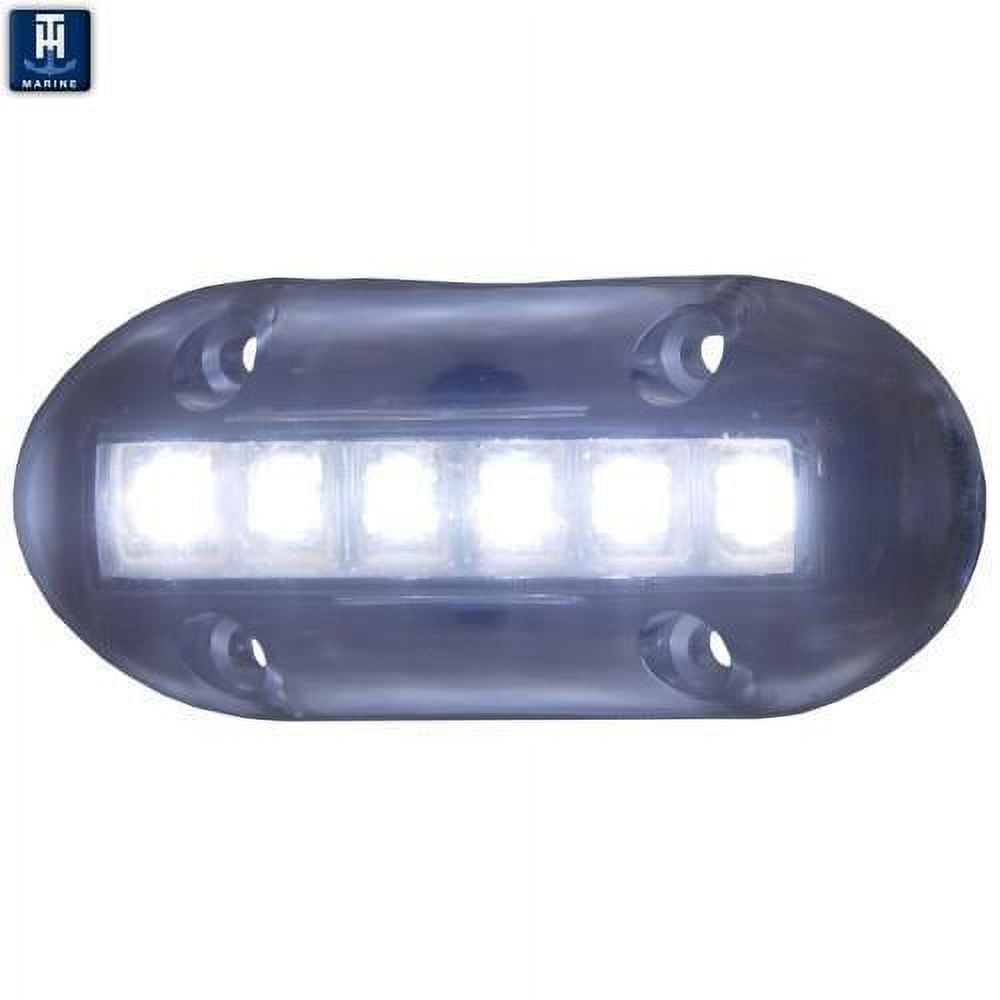 T-H Marine Supplies OCL-1K-DP Oval Courtesy Light with Mounting Ring ...