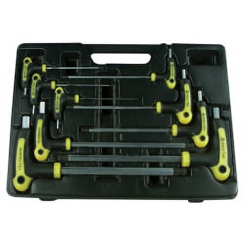 T HANDLE BALL END METRIC HEX KEY SET 9 PC. - Walmart.com