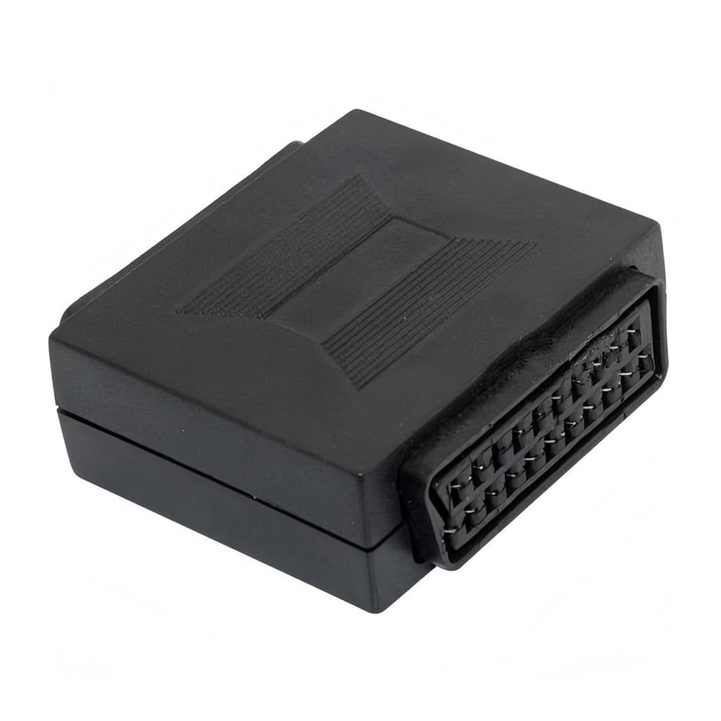T-HOTLYST 21 Pin SCART Coupler Female to Female Adapter Sockets Joint ...
