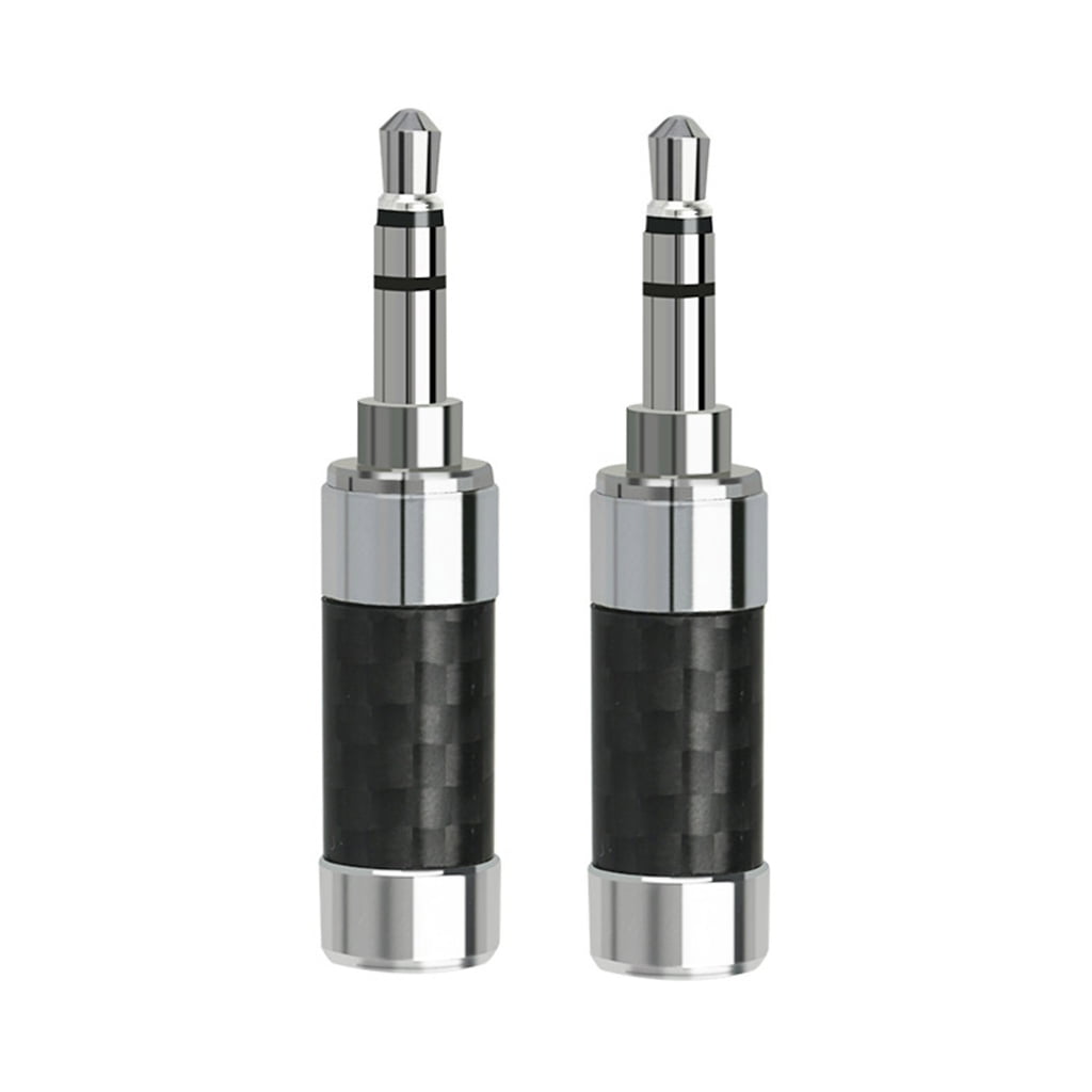 T-HOTLYST 3.5mm Headphone Plugs Carbon Fiber and Copper Rhodium Plated ...