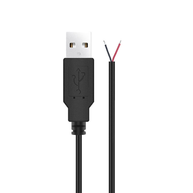T-HOTLYST 5V Charging Cord Extension Wire for LED Light Fan Driving ...