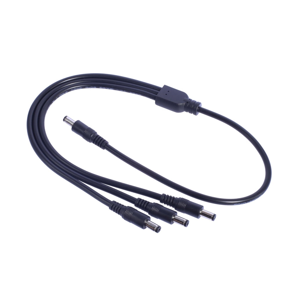 T-HOTLYST 60cm DC5.5mmx2.1mm Splitter Cable 1 to 3 Way DC5521 Power ...