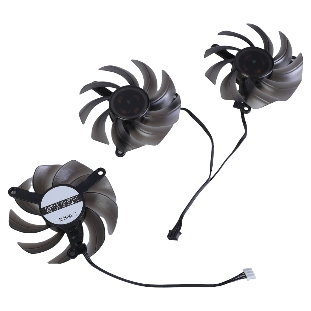 T-HOTLYST 80mm 12V 4Pin Graphics Card Cooling Fan for RTX3060 Ti 3070 ...