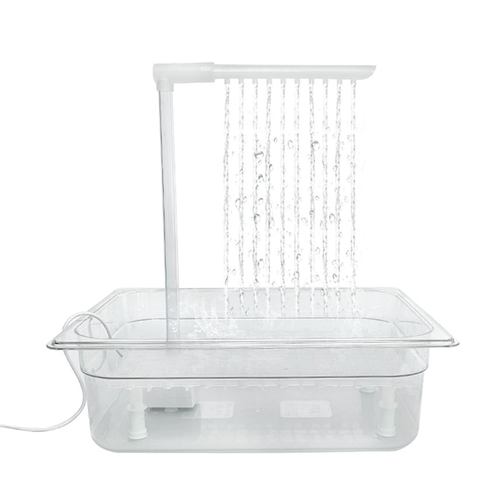 T-HOTLYST Automatic Bird Fountain Bird Shower Recirculating Fountain ...