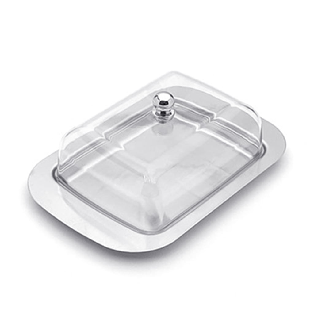 T-HOTLYST Butter Dish with Lid Airtight Butters Keeper with Plastic Lid ...