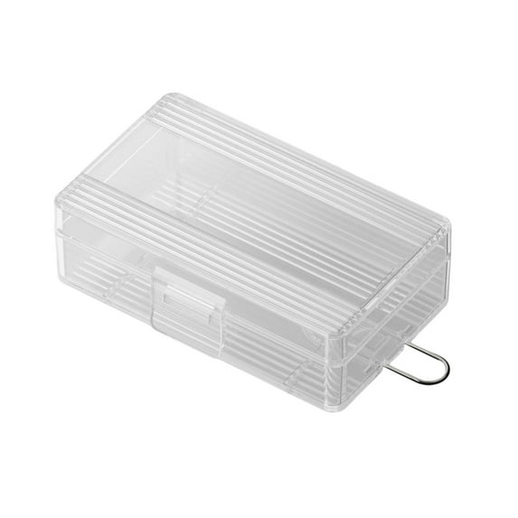 T-HOTLYST Clear Battery Storage Case for 2pc 21700 Batteries Container ...
