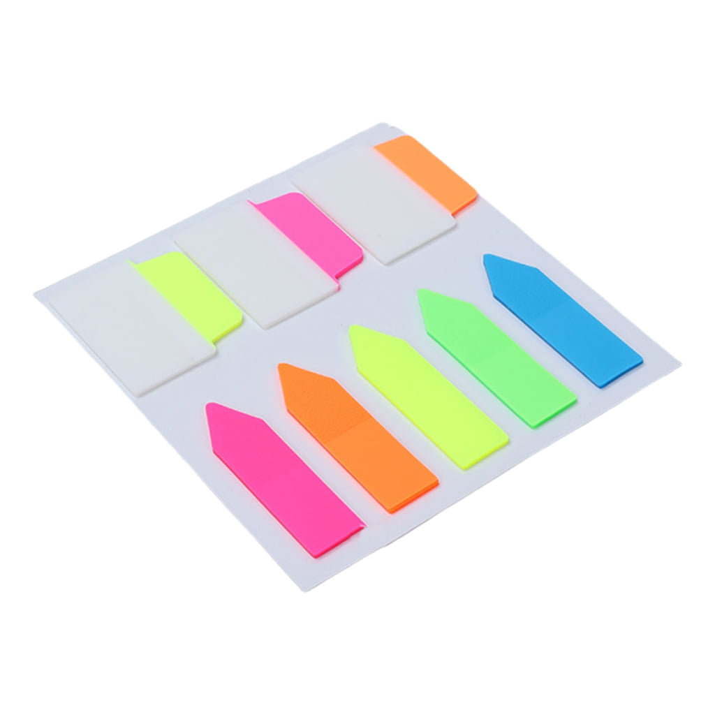 T-HOTLYST Colored Index Labels 120/160Sheets Writable Label Page Marker ...