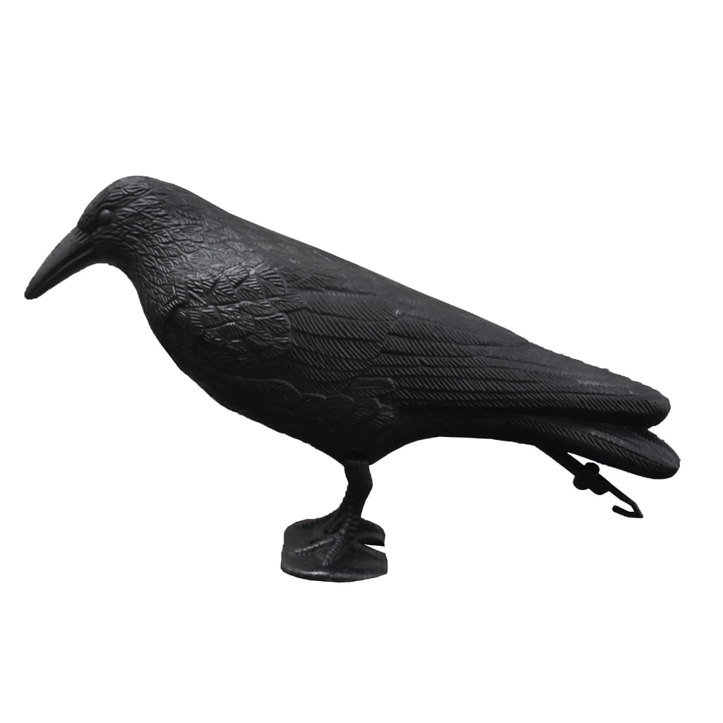 T-HOTLYST Crow Statues Crow Figure Crow Bird Figures Stand Flying ...