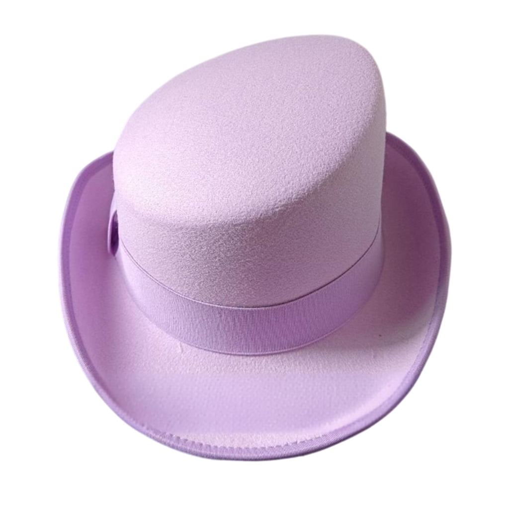 T-HOTLYST Elegant Stylish Hat Retros Fashion Hat Curly Brimmed Hat ...