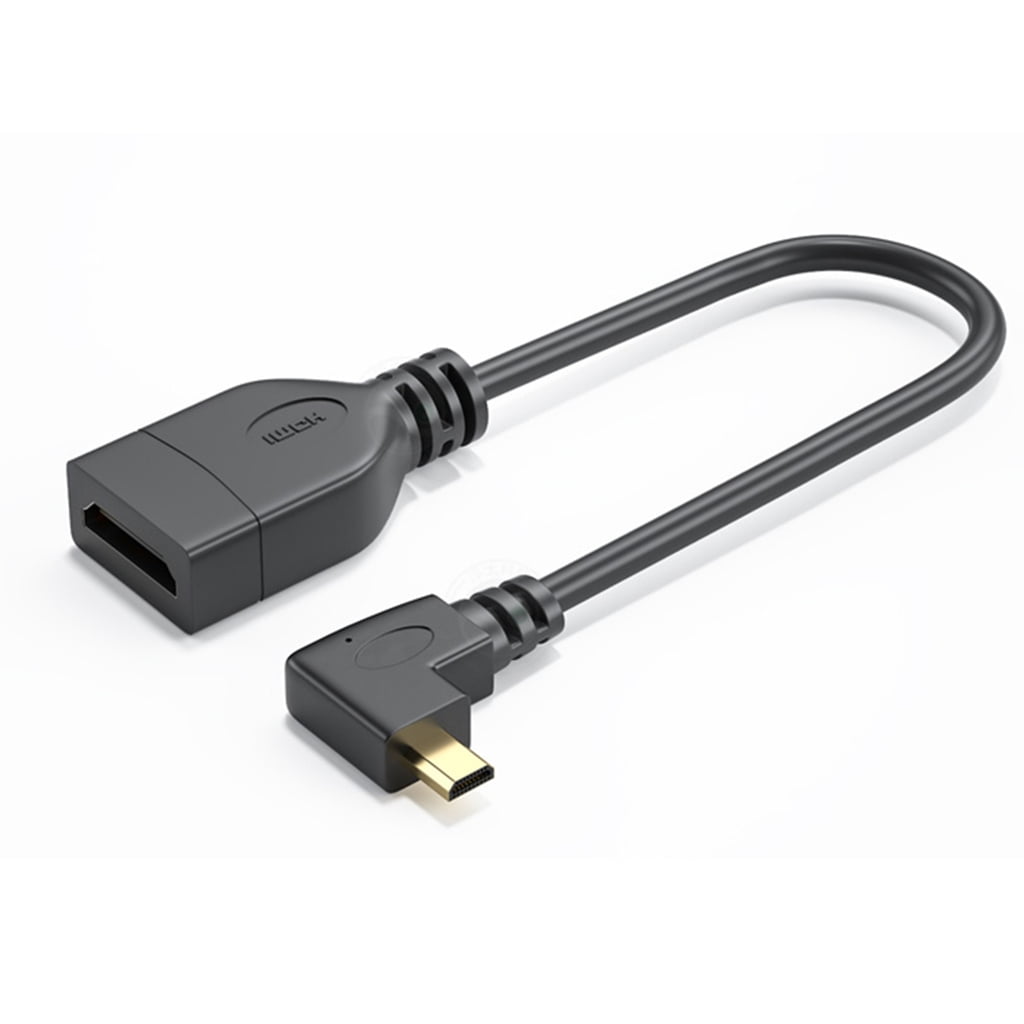 T-HOTLYST Female to Male Video Card Cable 4K60H 90Degree Elbow ...