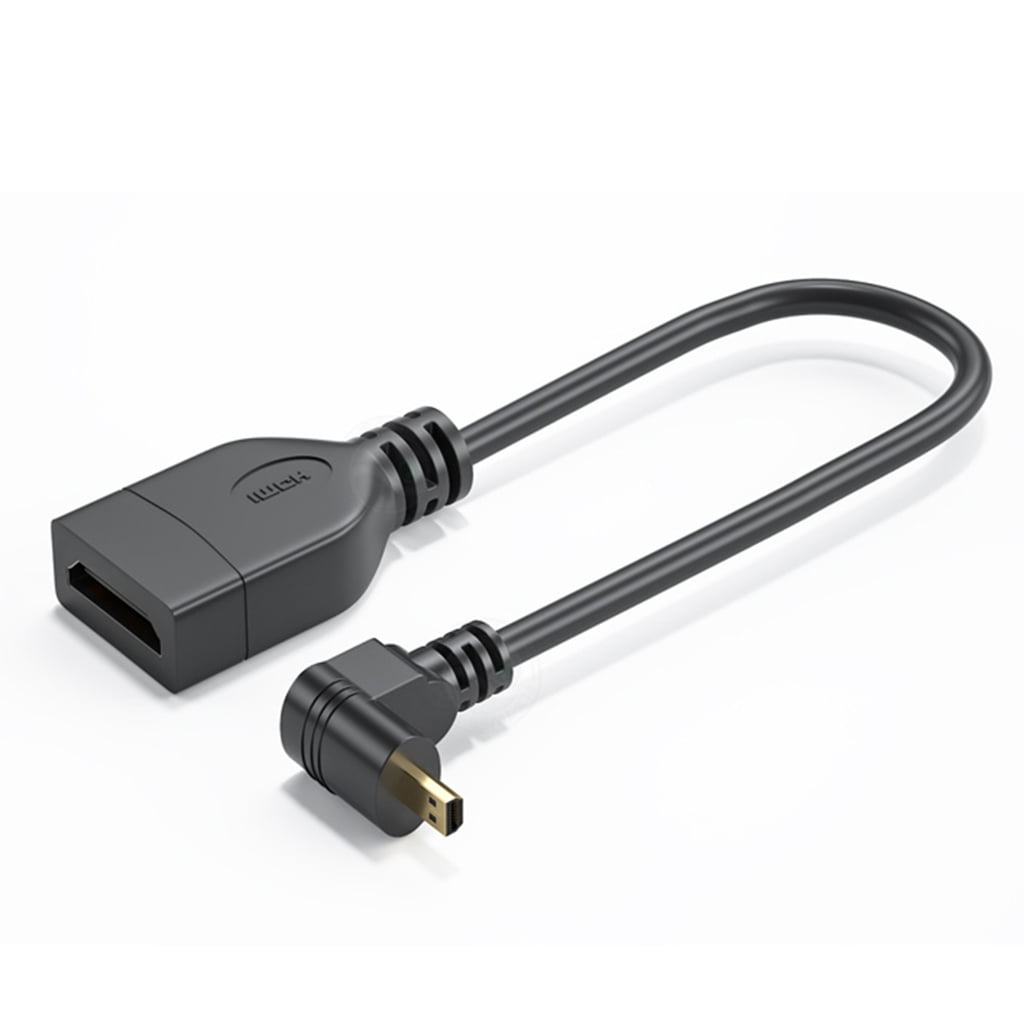 T-HOTLYST Female to Male Video Card Cable 4K60H 90Degree Elbow ...