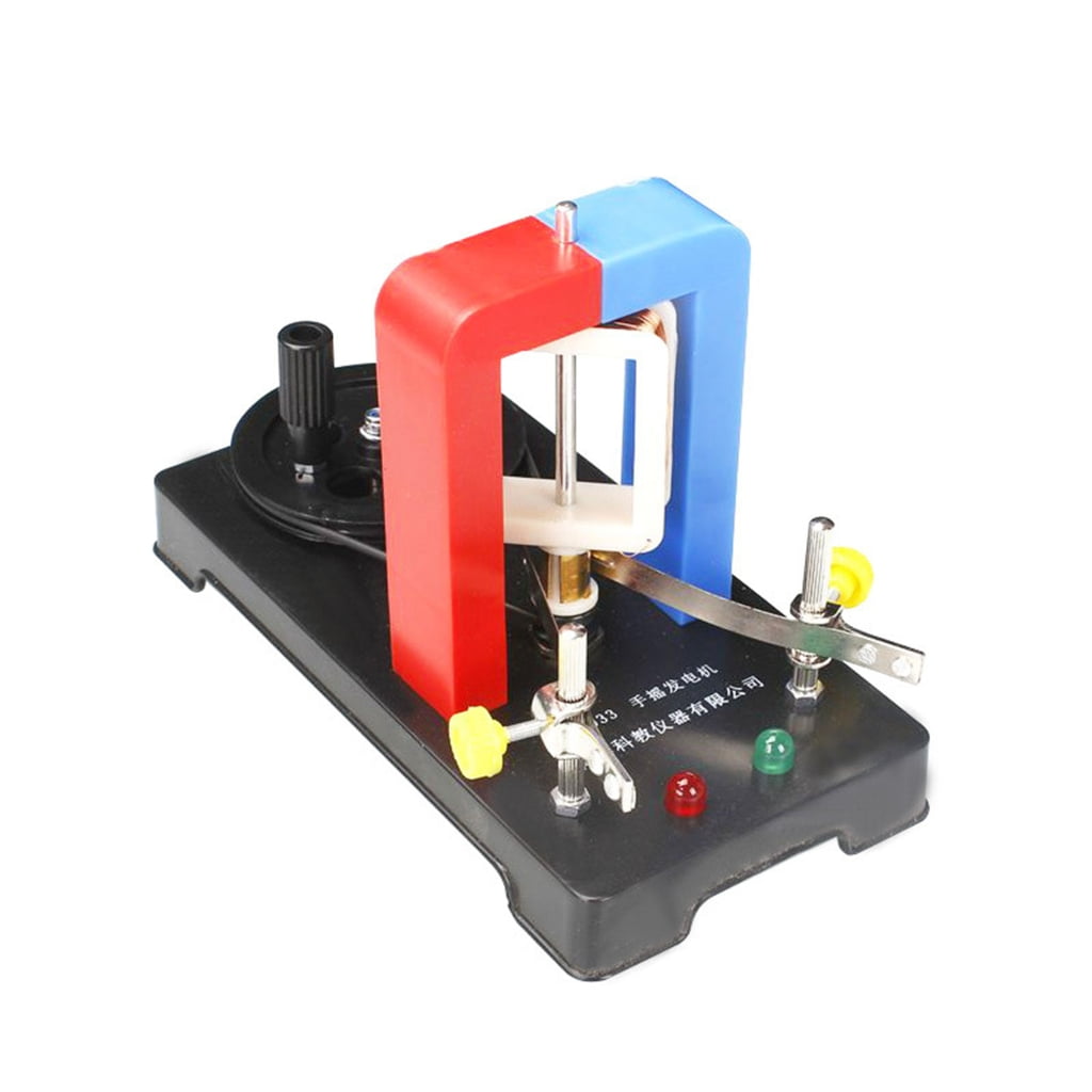 T-HOTLYST Hand Crank Electricity Generator Model Teaching Aid Physical ...