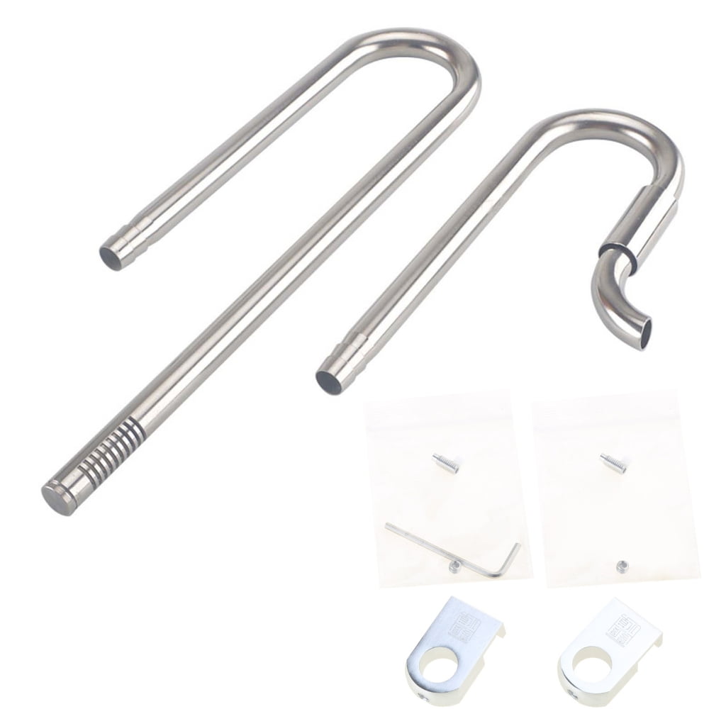 T-HOTLYST Inflow and Outflow Stainless Steel for Aquarium Filter ...