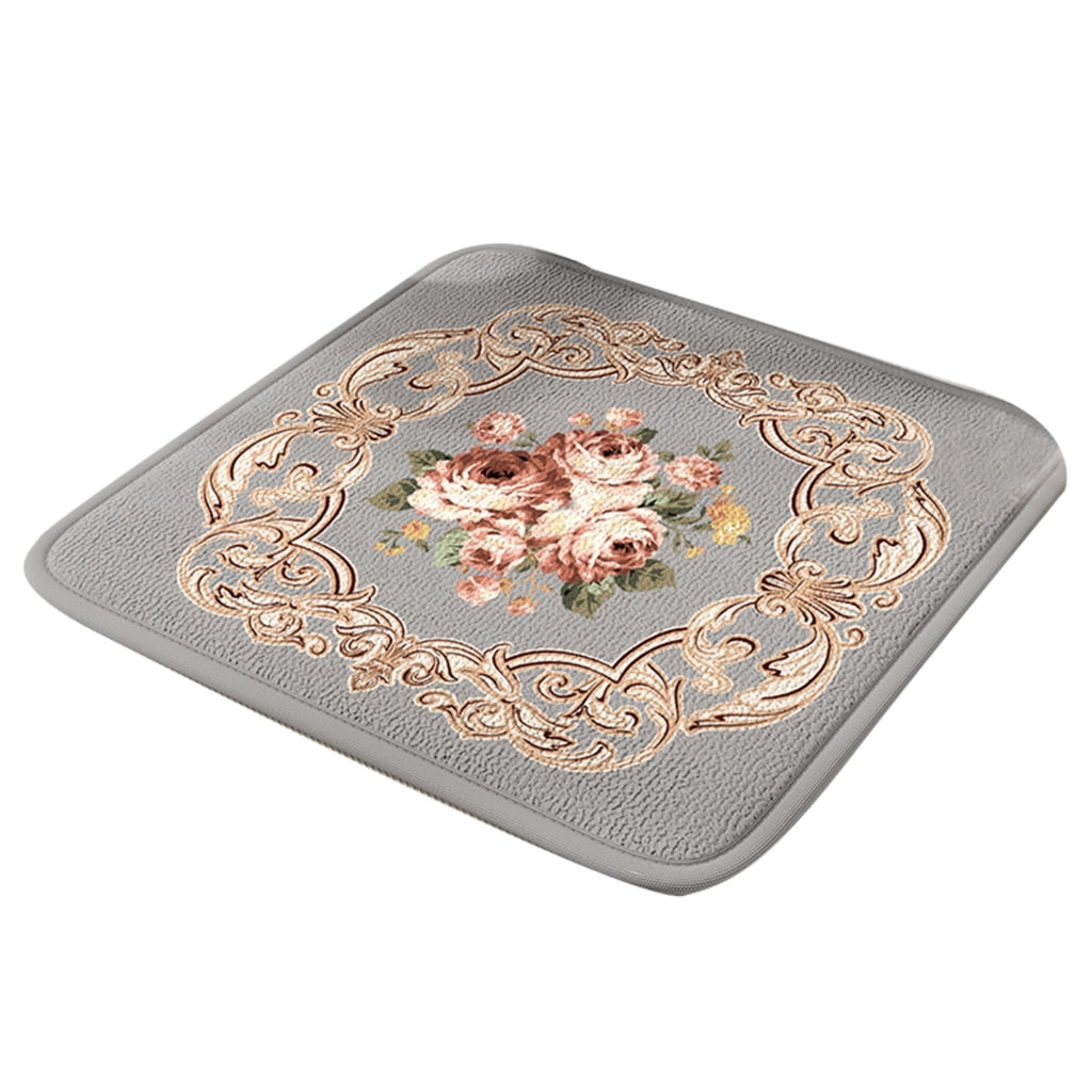 T-HOTLYST Memory Foam Chair Seats Pad with NonSlip Bottom Flower ...