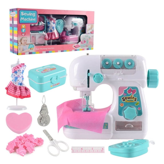T-HOTLYST Mini Sewing Machine Toy Electric Sewing Machine Educational ...