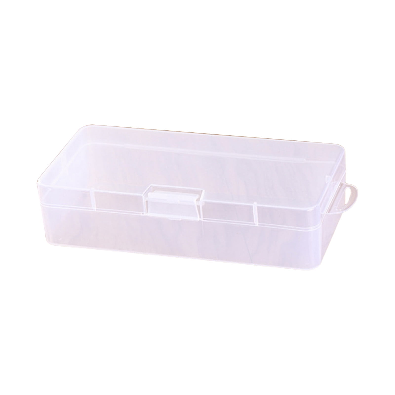 T-HOTLYST Transparent Plastic Storage Box with Buckle and Lid Jewelry ...