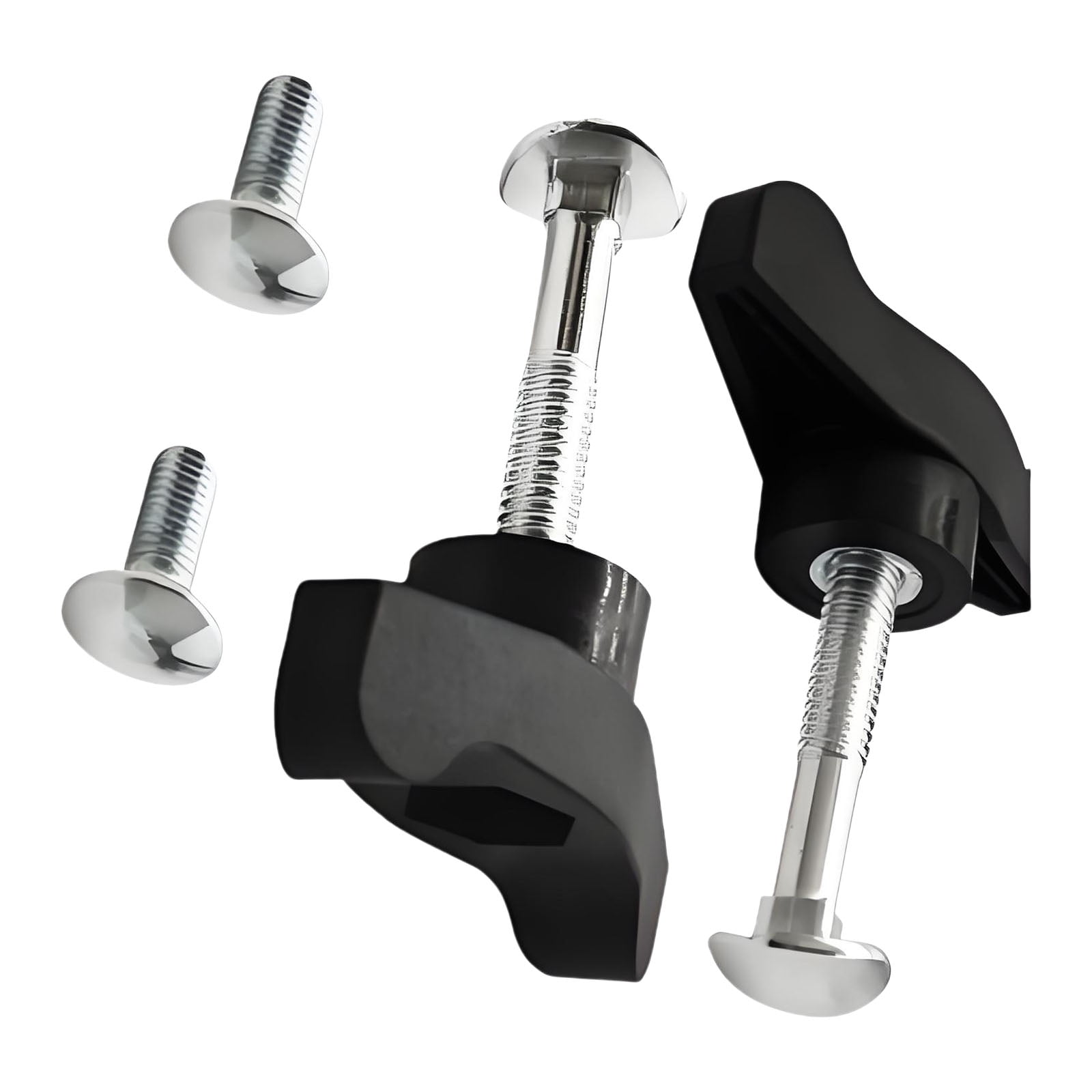 T Handle Bolts Grass Mower Handrail Screws Black Knobs Replacement Part ...