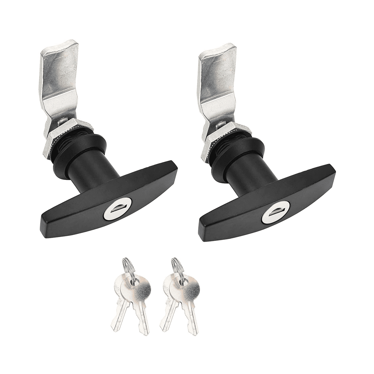 T-Handle Door Lock Truck Cap Locking with 2 Keys for Most Brand of ...