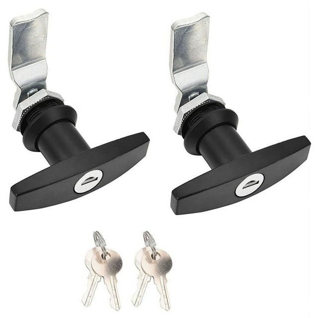 T-Handle Door Lock Truck Cap Locking with 2 Keys for Most Brand of ...