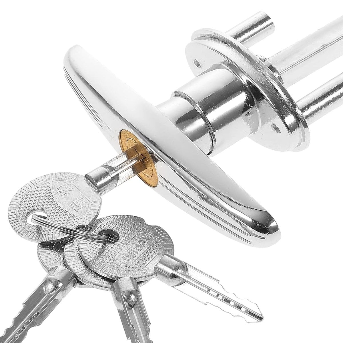 T-Handle Door Lock with 2 Keys, Garage Door Latch, Universal ...