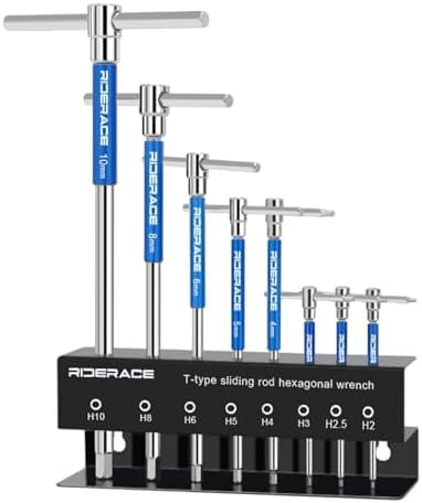 T Handle Hex Wrench Set Allen Wrench with Storage Rack Lightweight ...