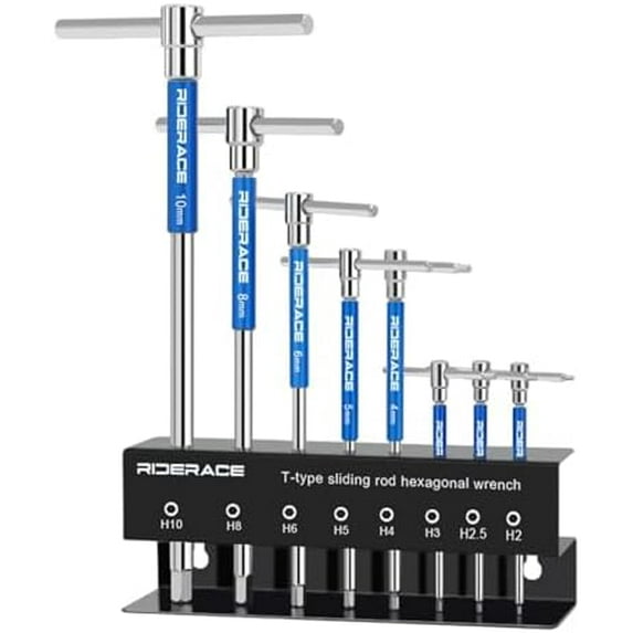T Handle Hex Wrench Set Allen Wrench with Storage Rack Lightweight ...