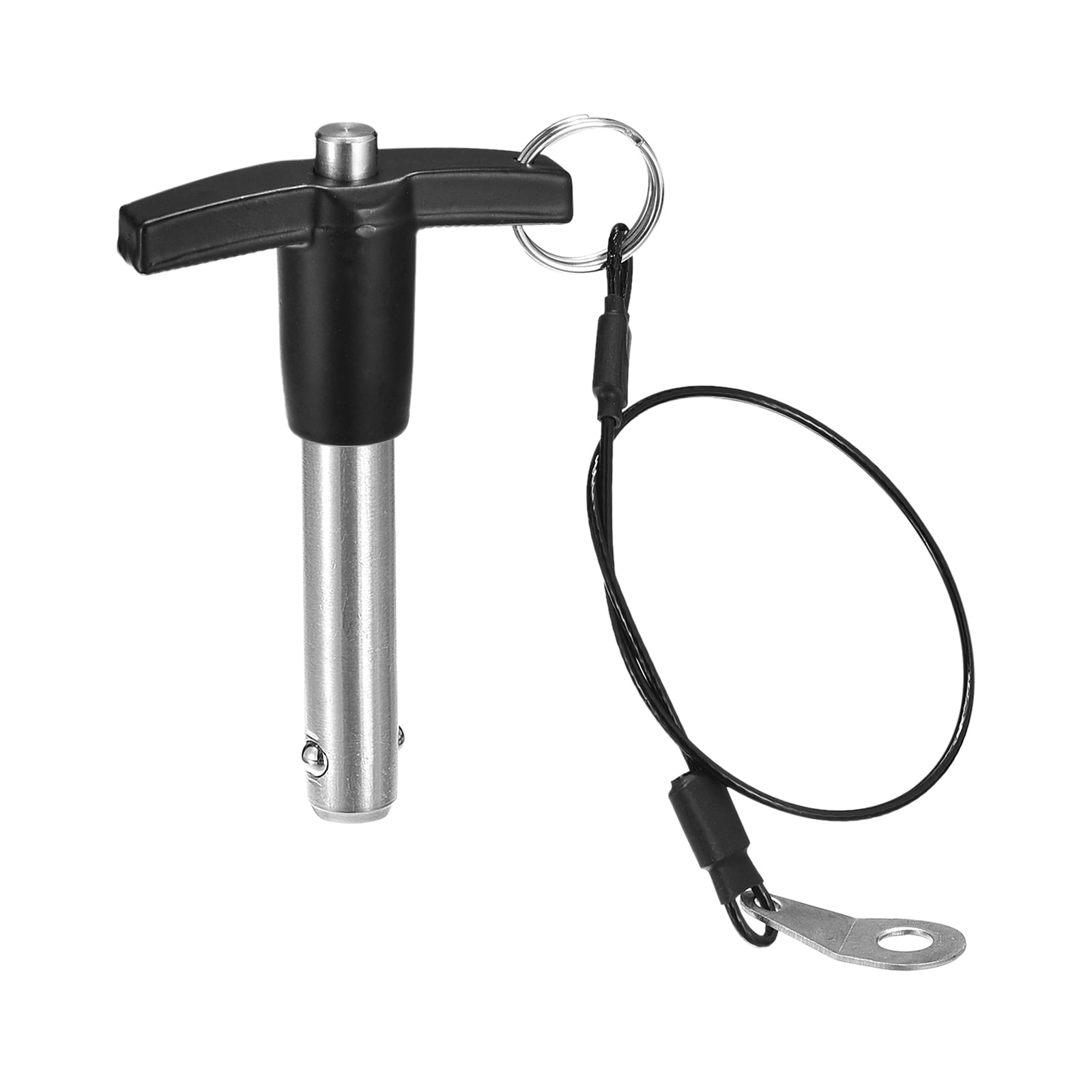 T Handle Lock Pins, 15/32" Pin Dia. 1-37/64" Usage Length Stainless ...