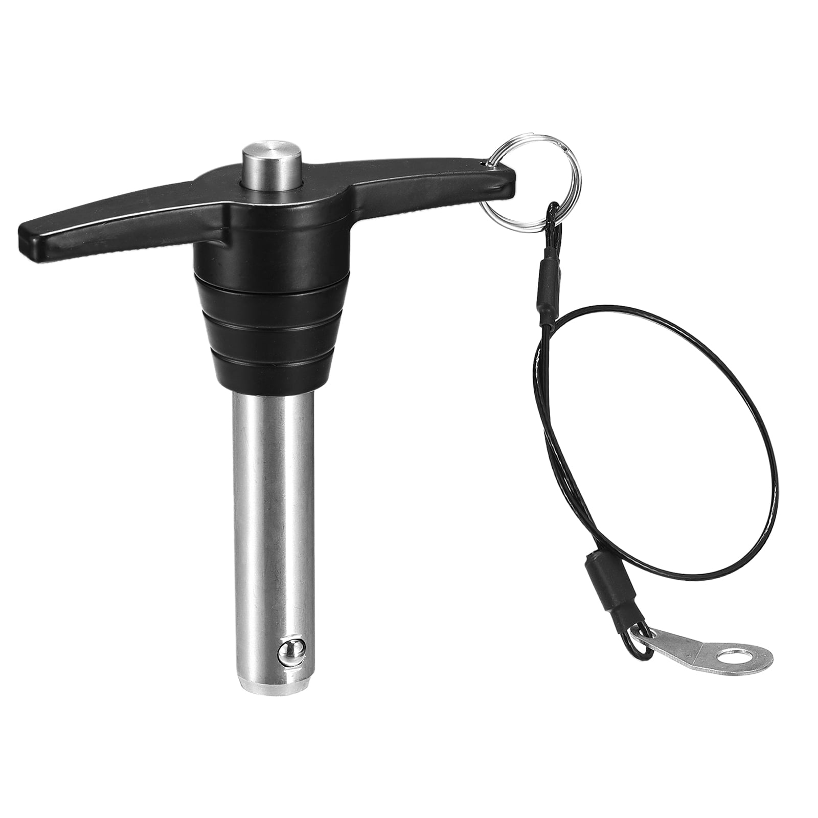 T Handle Lock Pins, 5/8" Pin Dia. 1-31/32" Usage Length Stainless Steel Push-Button Quick ...