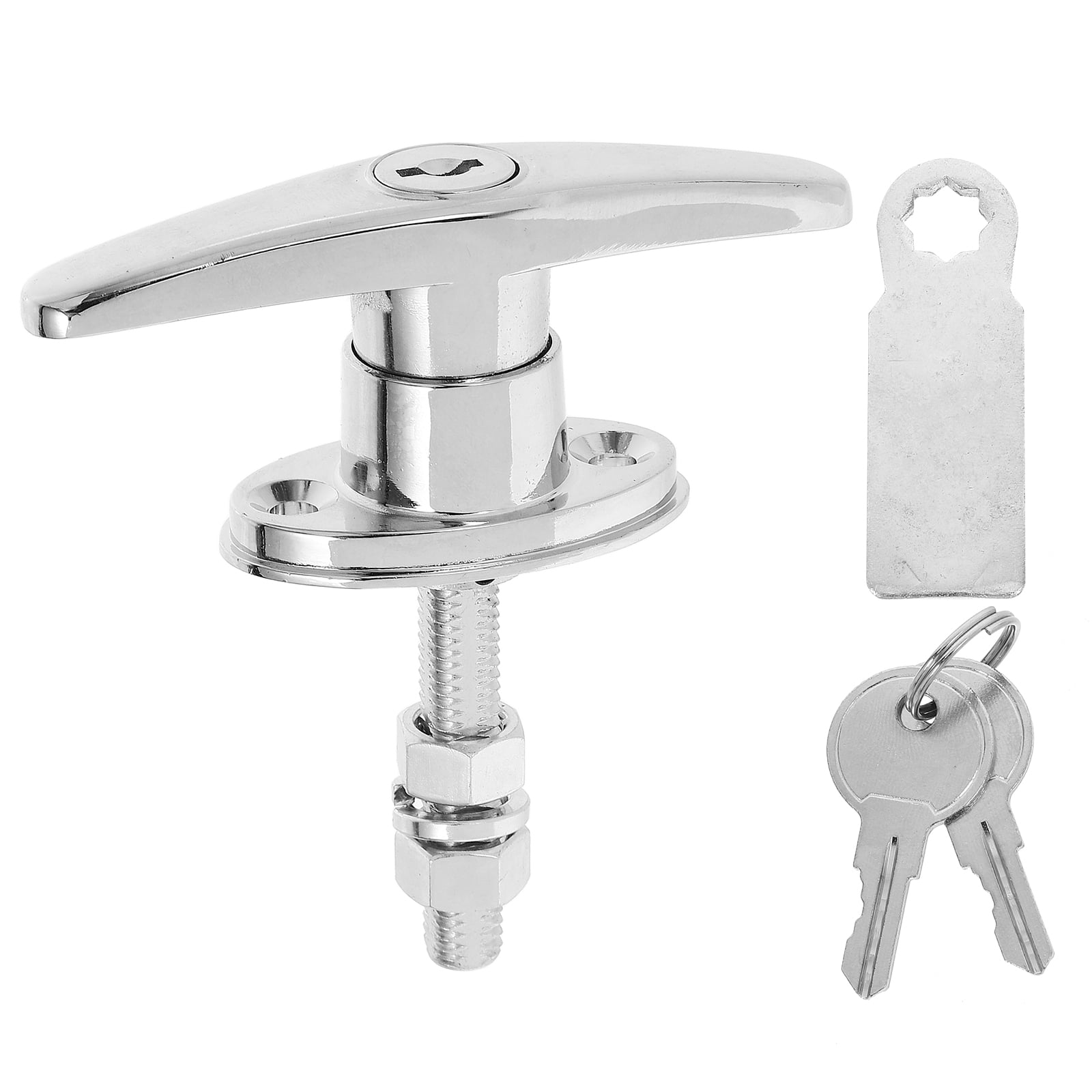 T Handle Lock for Garage Doors with Keys Lock Set for Barn Gates and ...