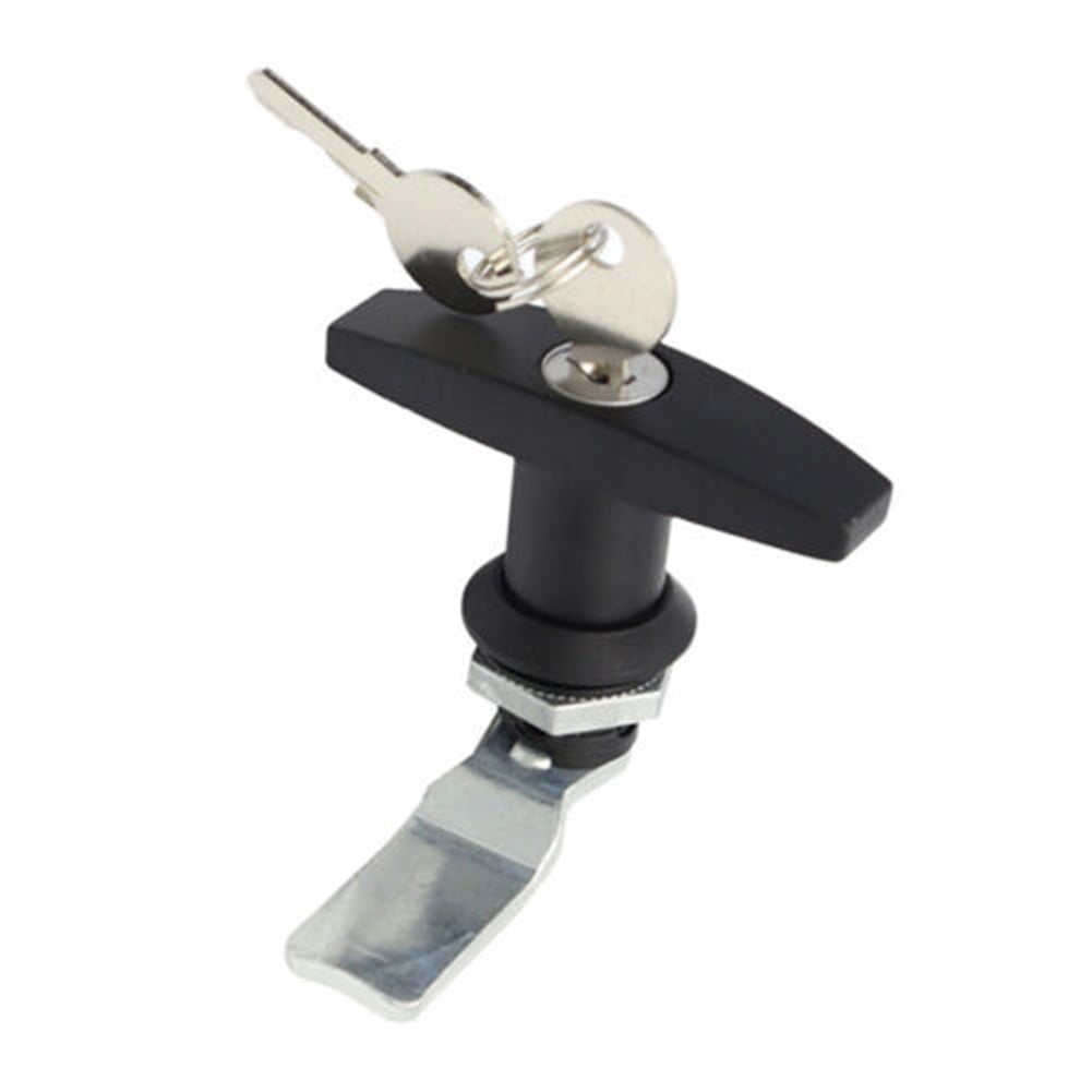 T-Handle Shell Door w/ Keys Truck Van Trailer Camper Cover Latch Cap ...