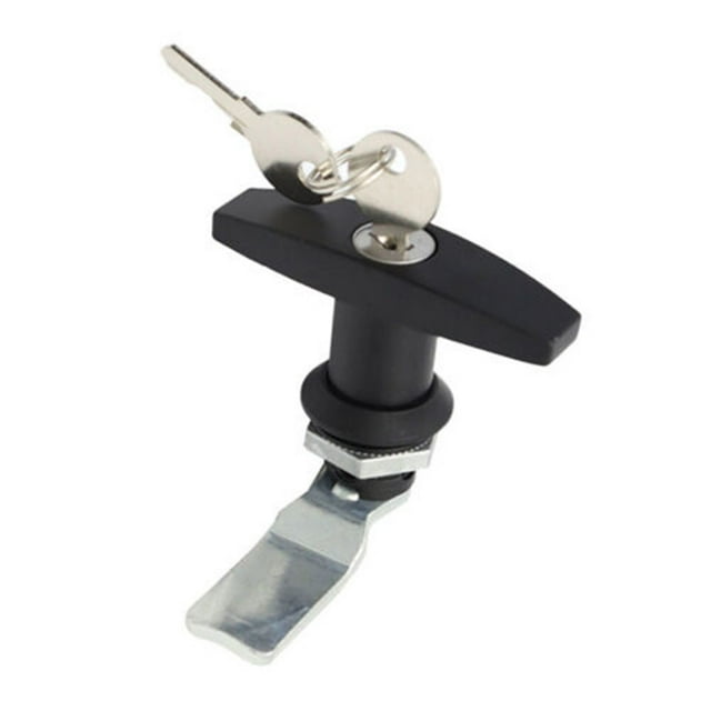 T-Handle Shell Door w/ Keys Truck Van Trailer Camper Cover Latch Cap ...
